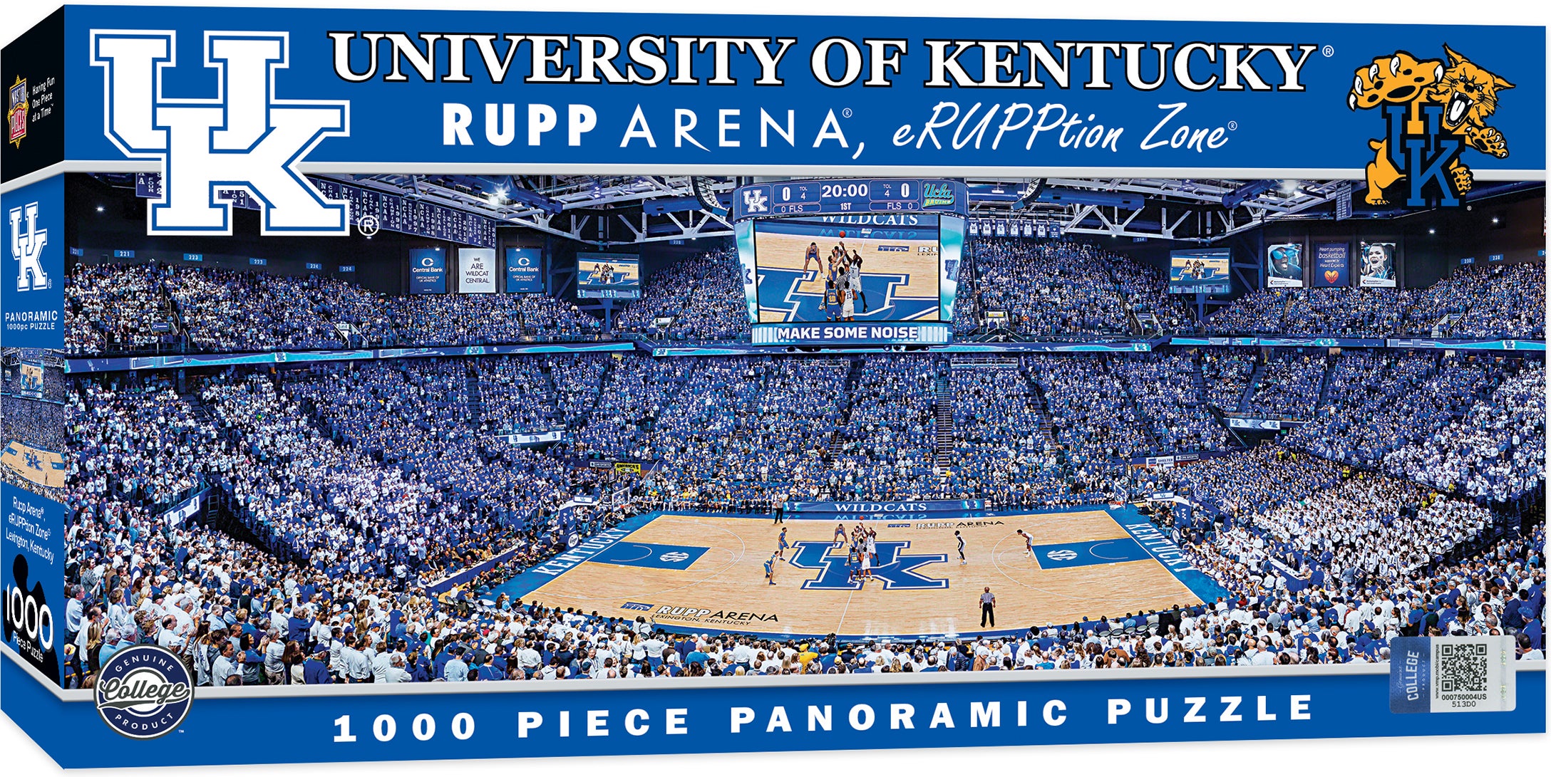Kentucky Wildcats Stadium Panoramic Jigsaw Puzzle 1000 Pc Ncaa Rupp Ar ...