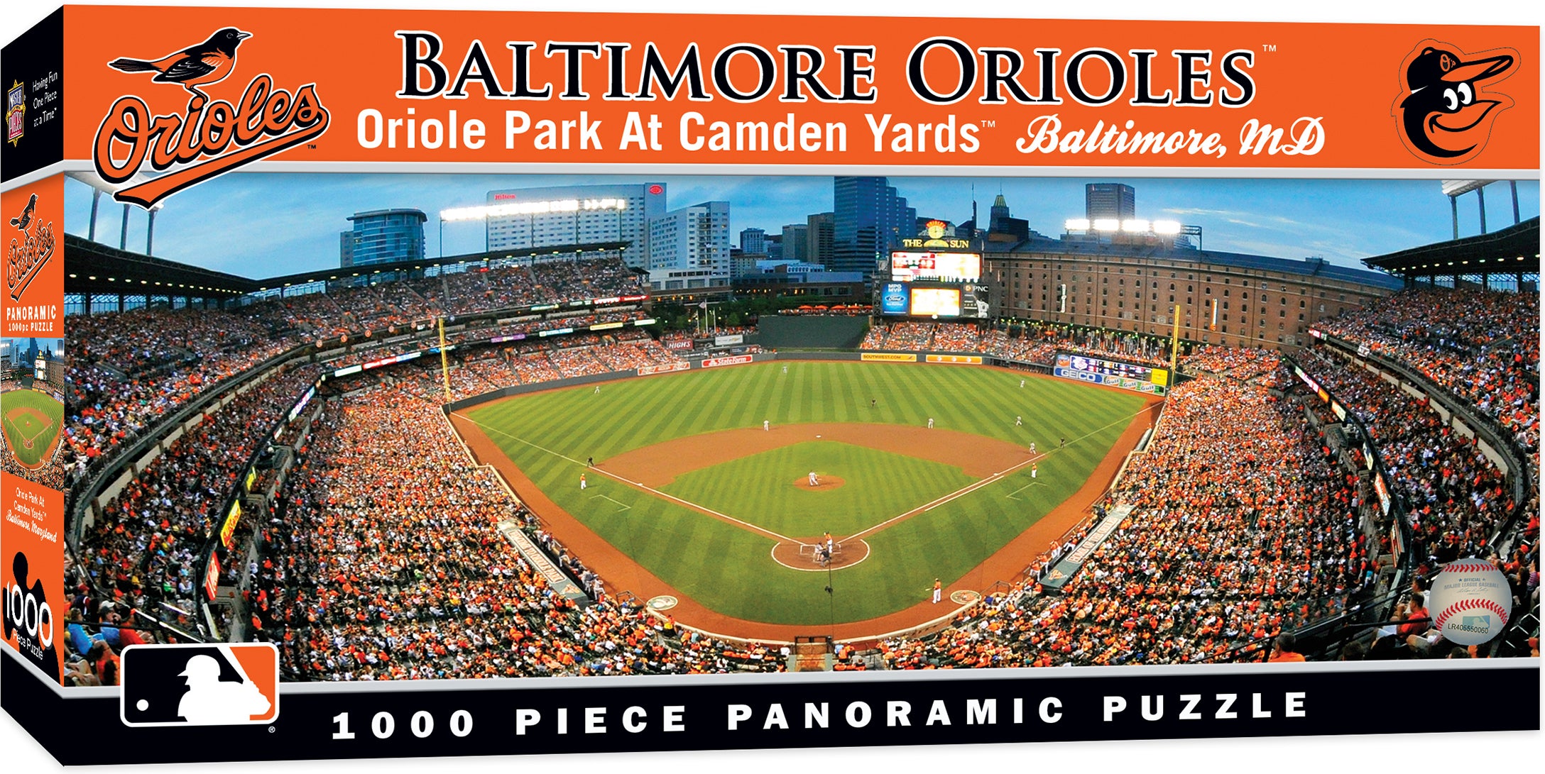Baltimore Orioles Panoramic Jigsaw Puzzle MLB 1000 PC Oriole Park at C ...