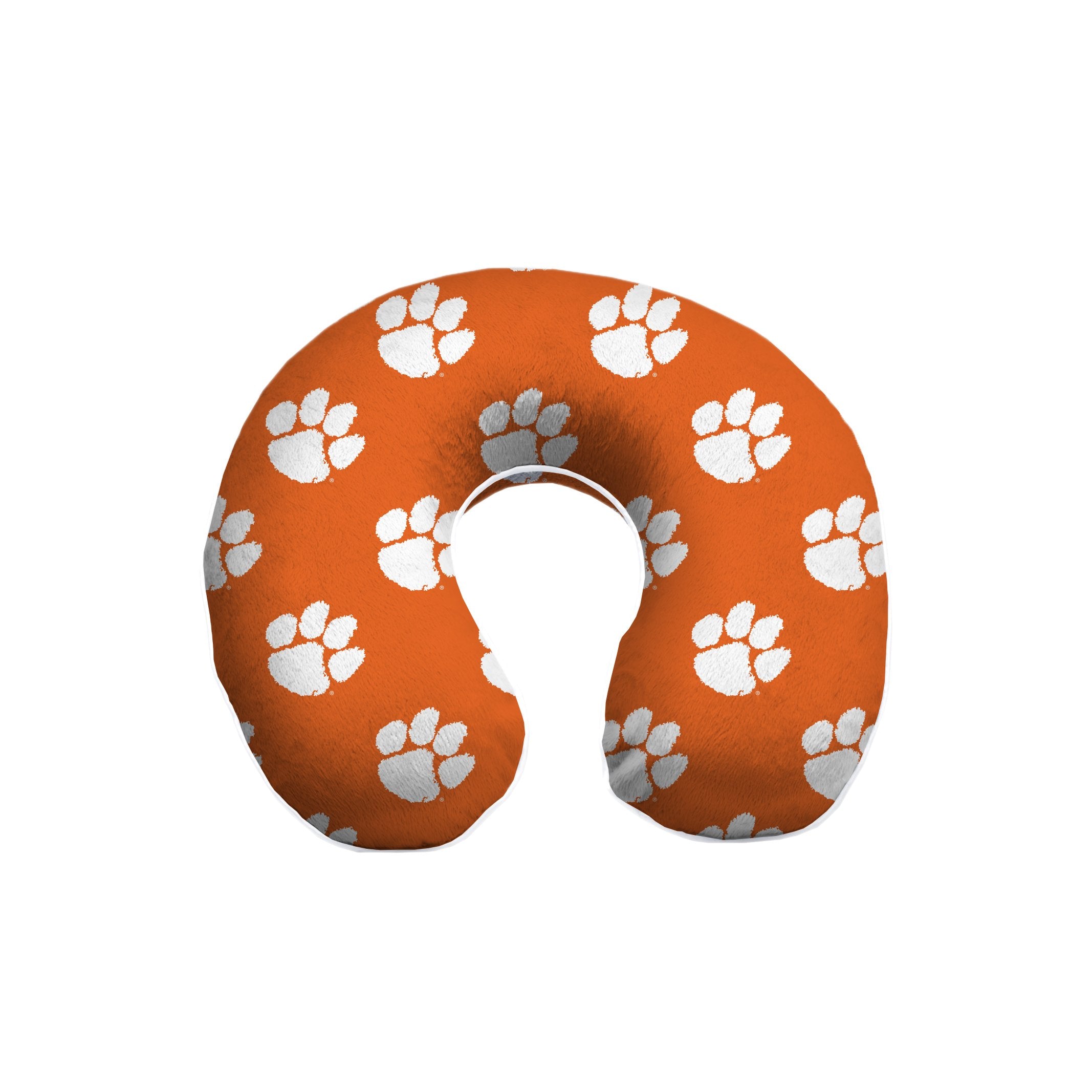 Clemson Tigers Memory Foam Travel Neck Pillow Relaxation Trip Free Shi ...