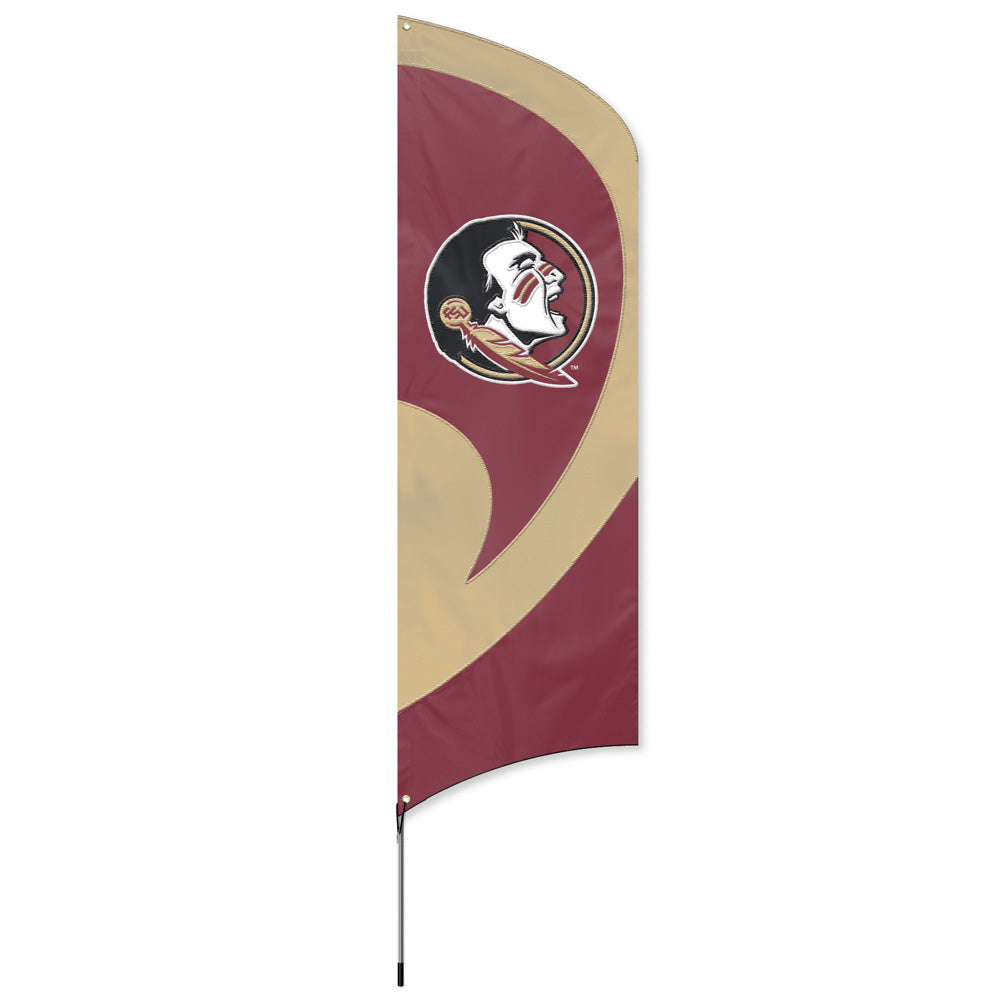 Florida State Seminoles 8.5 Foot Tall Team Flag 11.5 Foot Pole Sign Ba ...