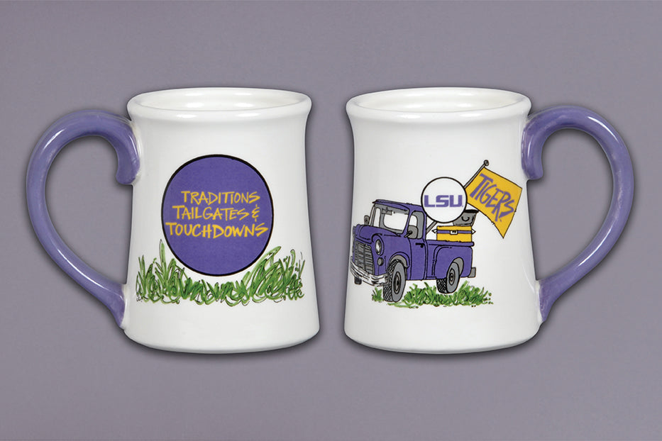 Lsu Tigers Traditions Mug 16 Oz Ceramic Magnolia Lane Coffee Tea Cup ...