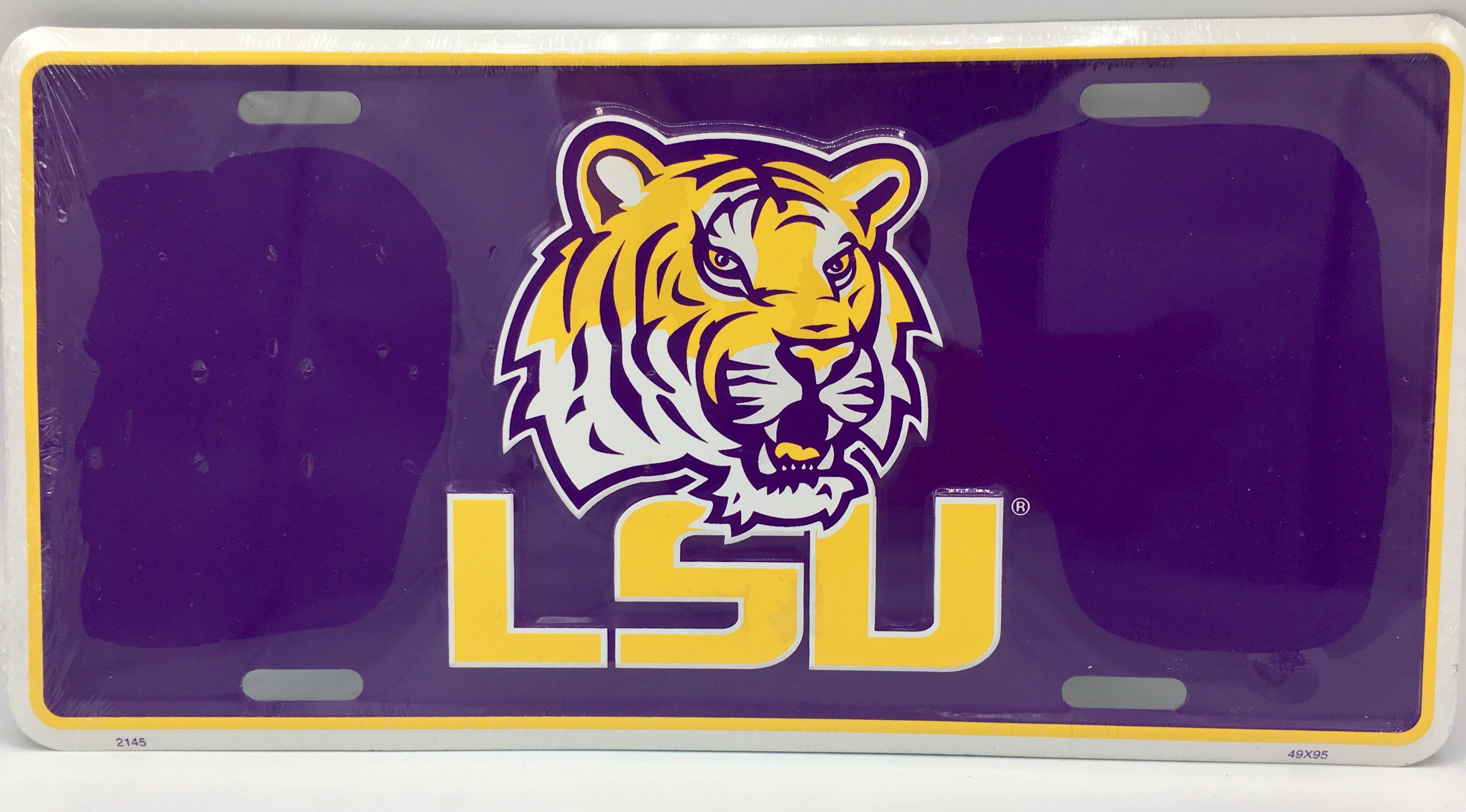 Lsu Tigers Car Truck Tag License Plate 12"X6" Sign Old Mascot Head Uni ...