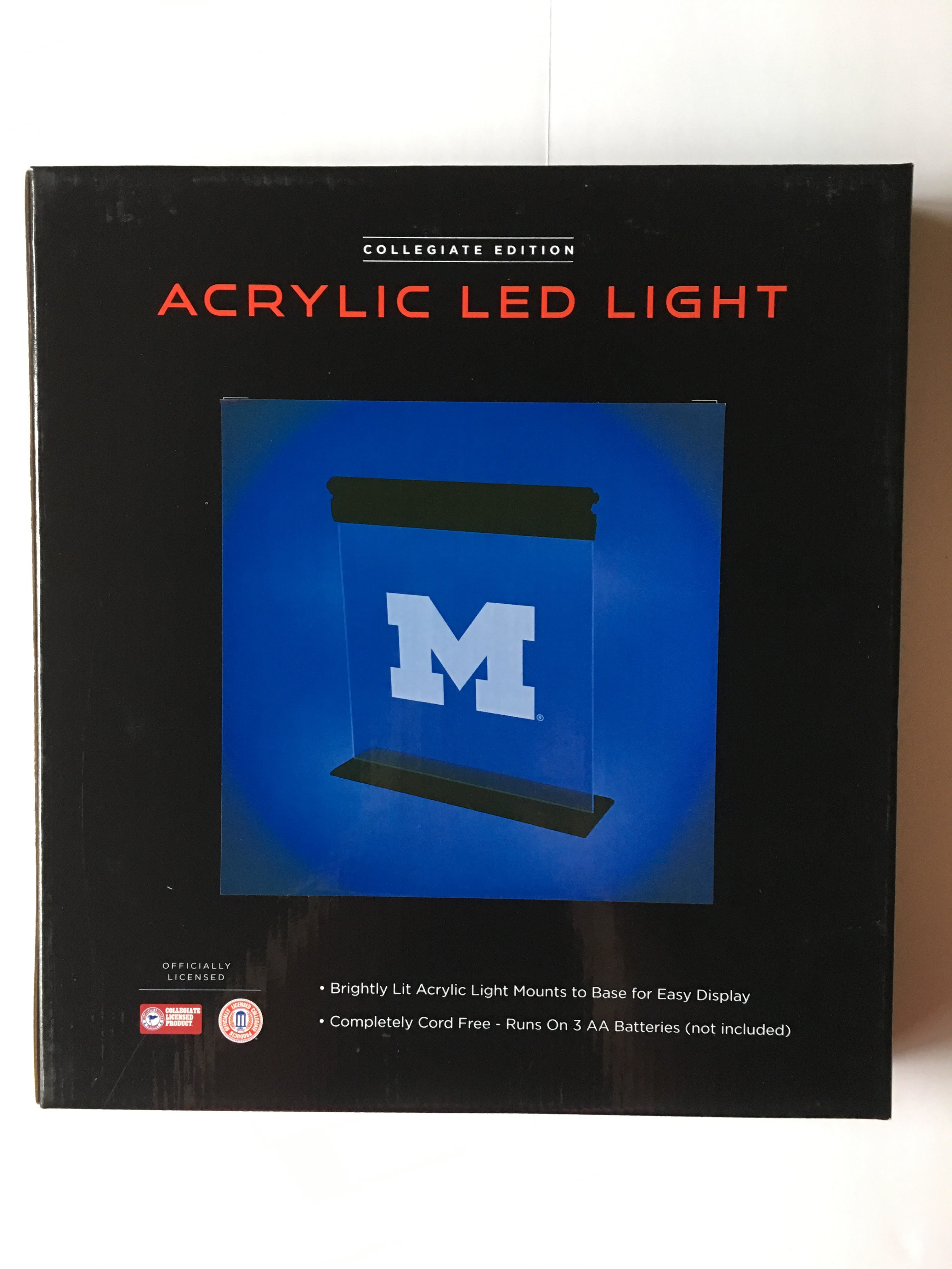 Michigan Wolverines Acrylic Led Sign – My Team Depot